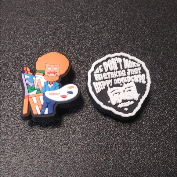 CROCS | Jewelry | Bob Ross Croc Charm Set | Poshmark